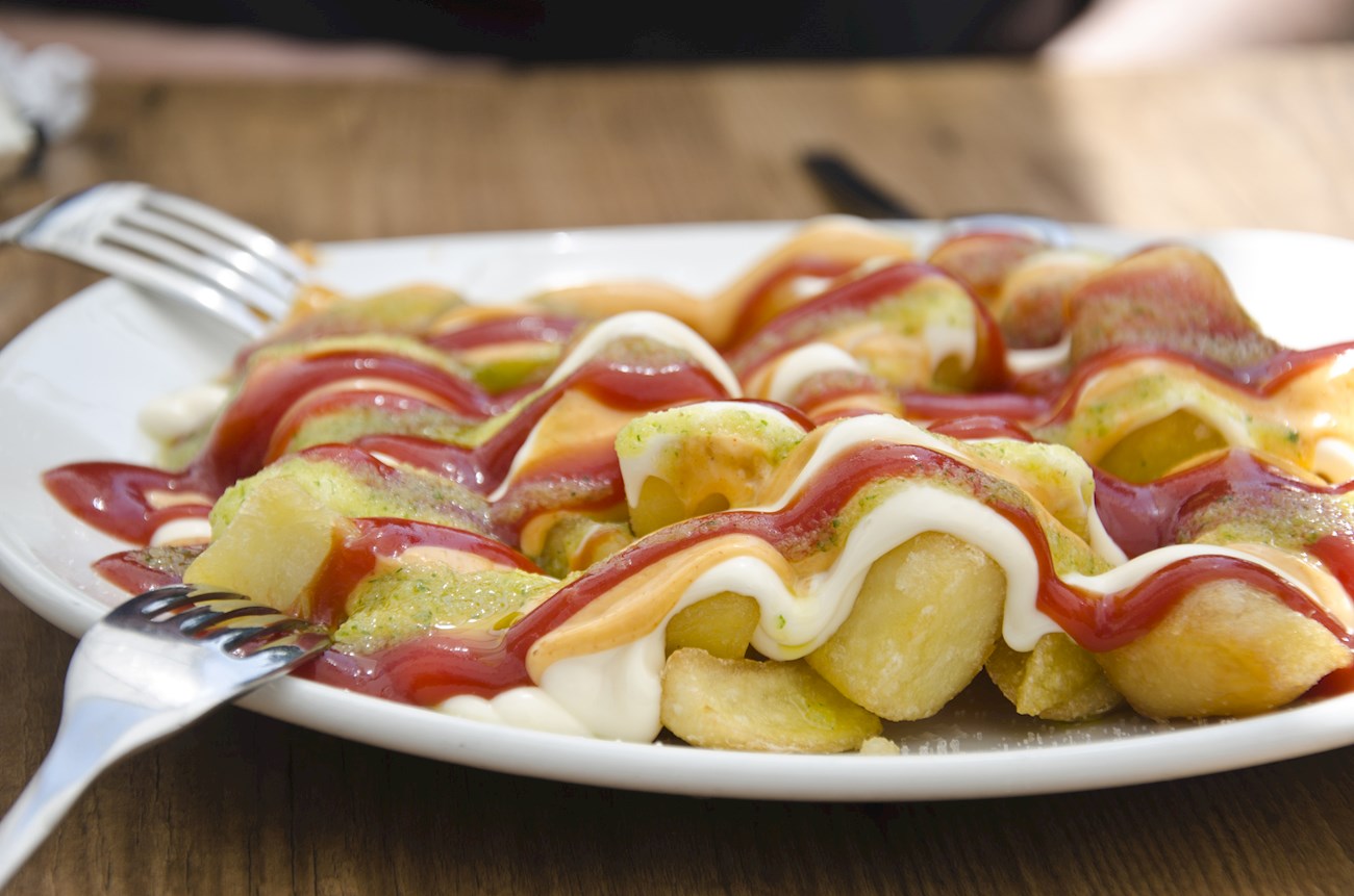 Patatas Bravas | Traditional Snack From Madrid, Spain