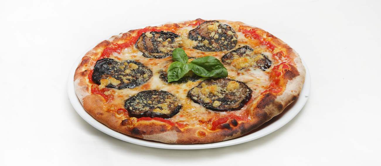 Pizza Melanzane | Traditional Pizza From Italy, Western Europe