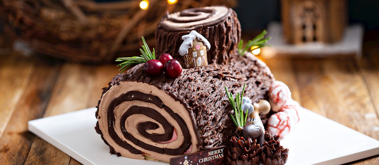 Bûche de Noël | Traditional Cake From Paris, France