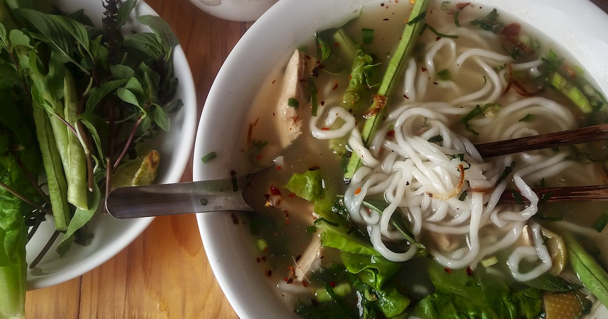 Khao Piak Sen | Traditional Noodle Soup From Laos, Southeast Asia