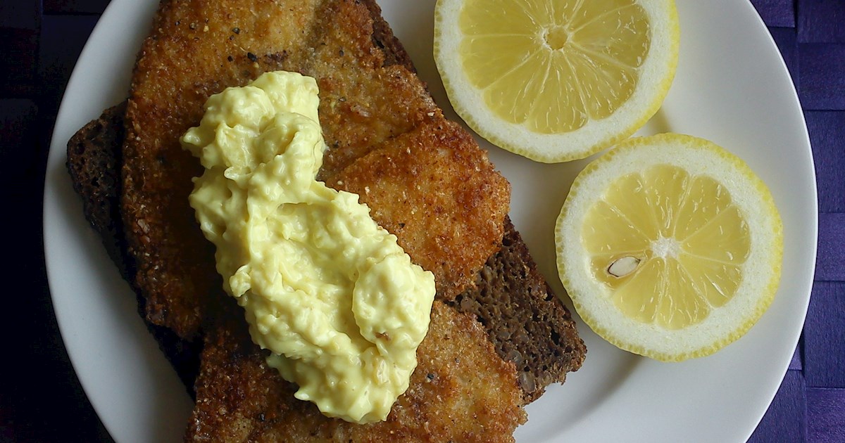 Fiskefilet Med Remoulade | Traditional Sandwich From Denmark, Northern ...