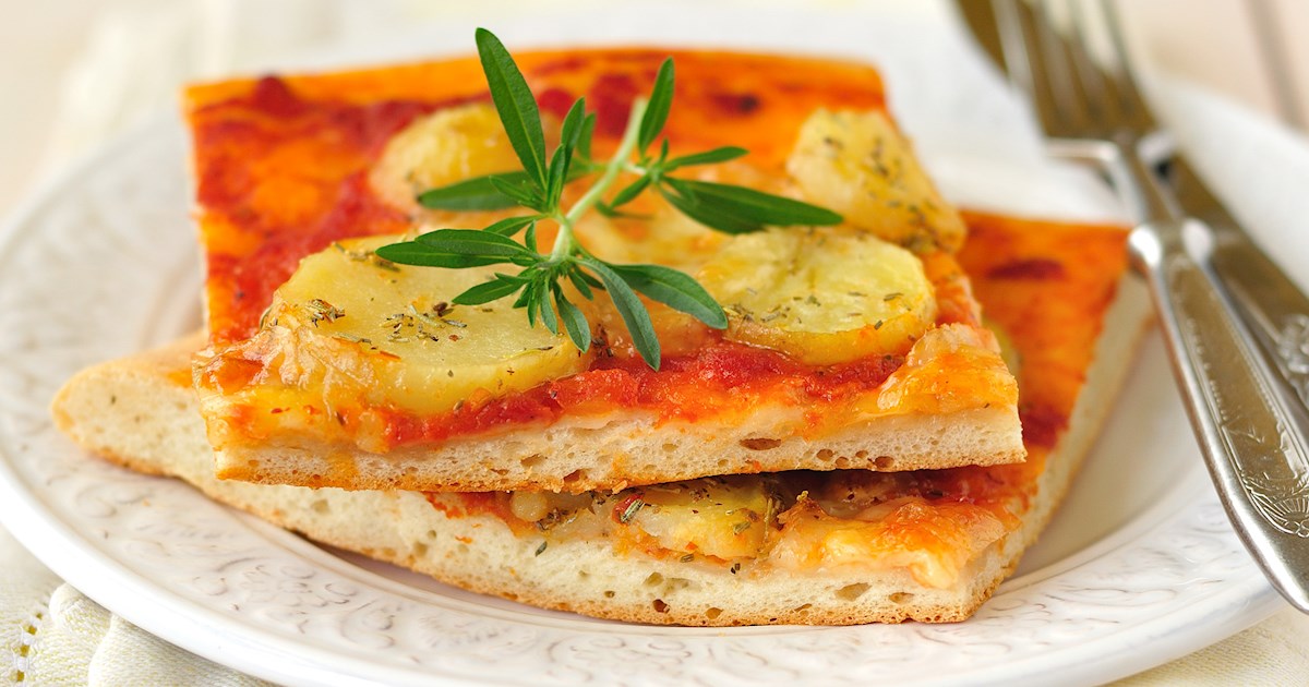 Pizza Patatosa | Traditional Pizza From Italy, Western Europe