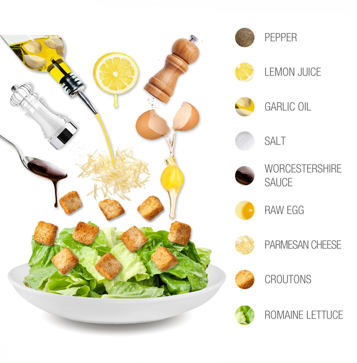 Caesar Salad | Traditional Salad From Tijuana, Mexico