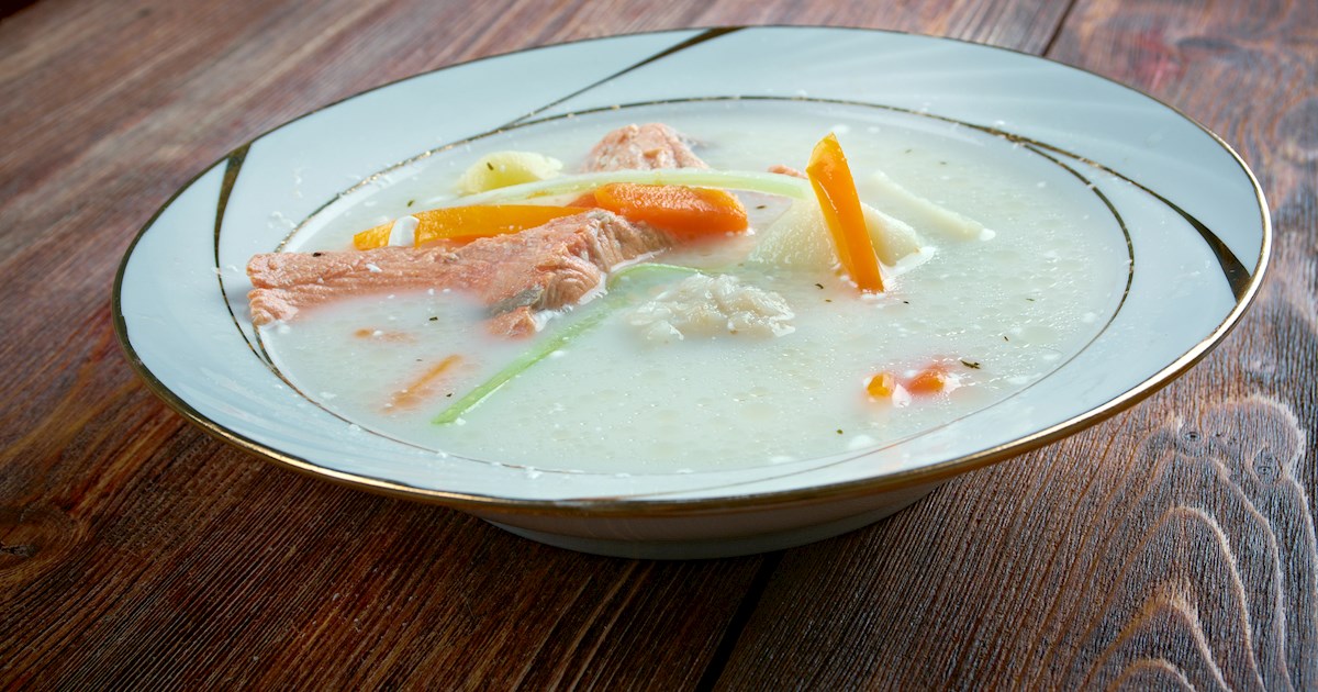 Fiskesuppe | Traditional Seafood Soup From Norway, Northern Europe