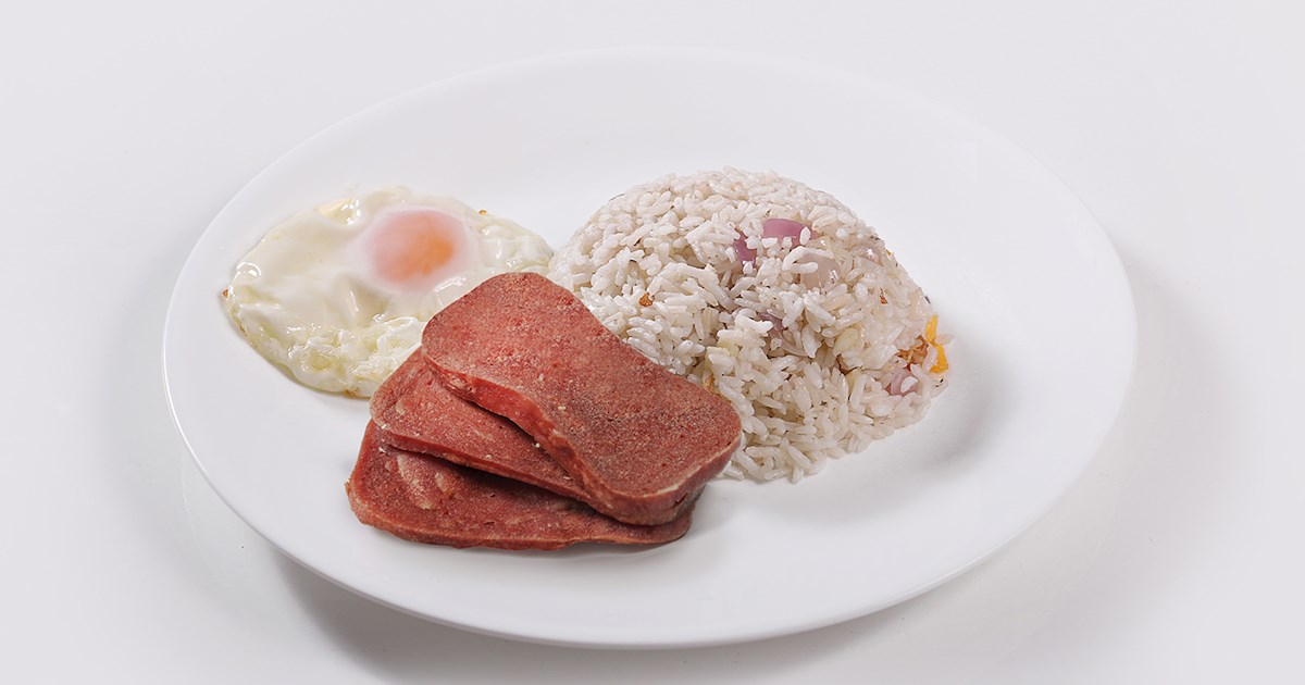 Spamsilog | Traditional Breakfast From Philippines, Southeast Asia
