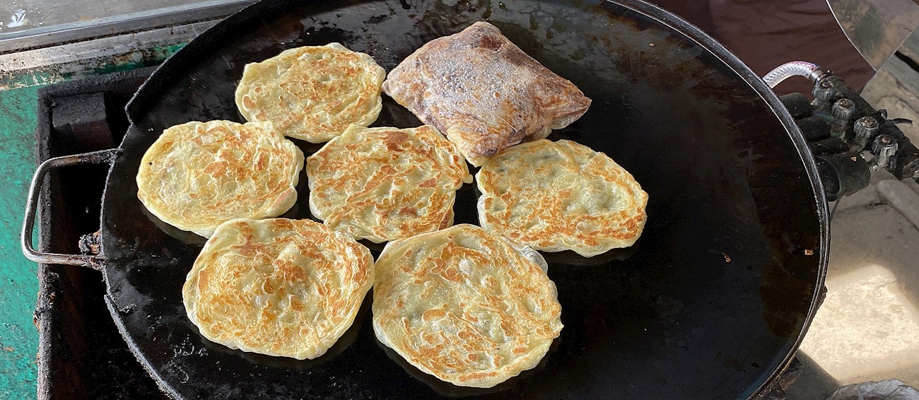 Roti Prata | Traditional Flatbread From Singapore, Southeast Asia