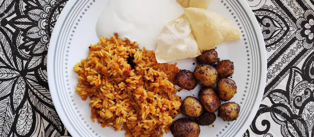 Paruppu Sadam | Traditional Rice Dish From Tamil Nadu, India