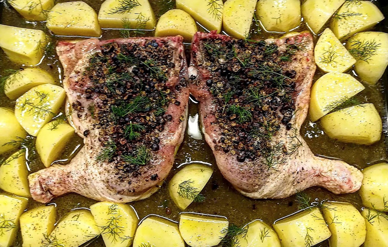 Pollo al Ginepro | Traditional Chicken Dish From Aosta Valley, Italy