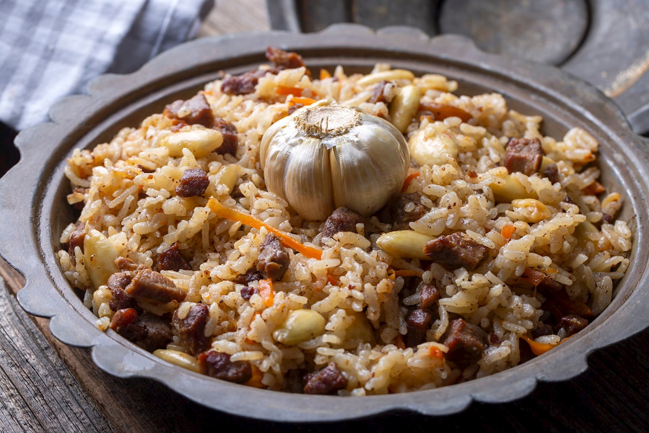 Sarimsokli Palov | Traditional Rice Dish From Uzbekistan