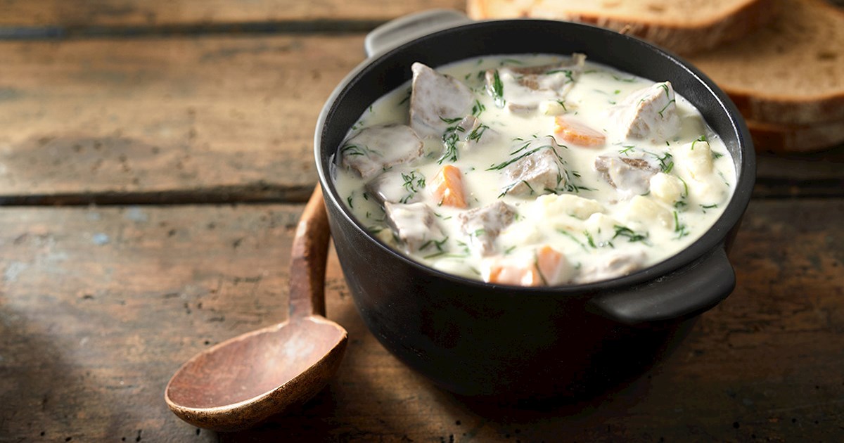 Kokt Kalv i Dillsås | Traditional Veal Dish From Sweden, Northern Europe