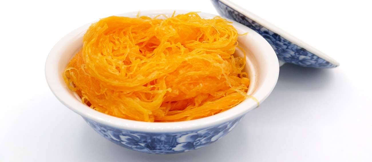 Foi Thong | Traditional Dessert From Thailand, Southeast Asia