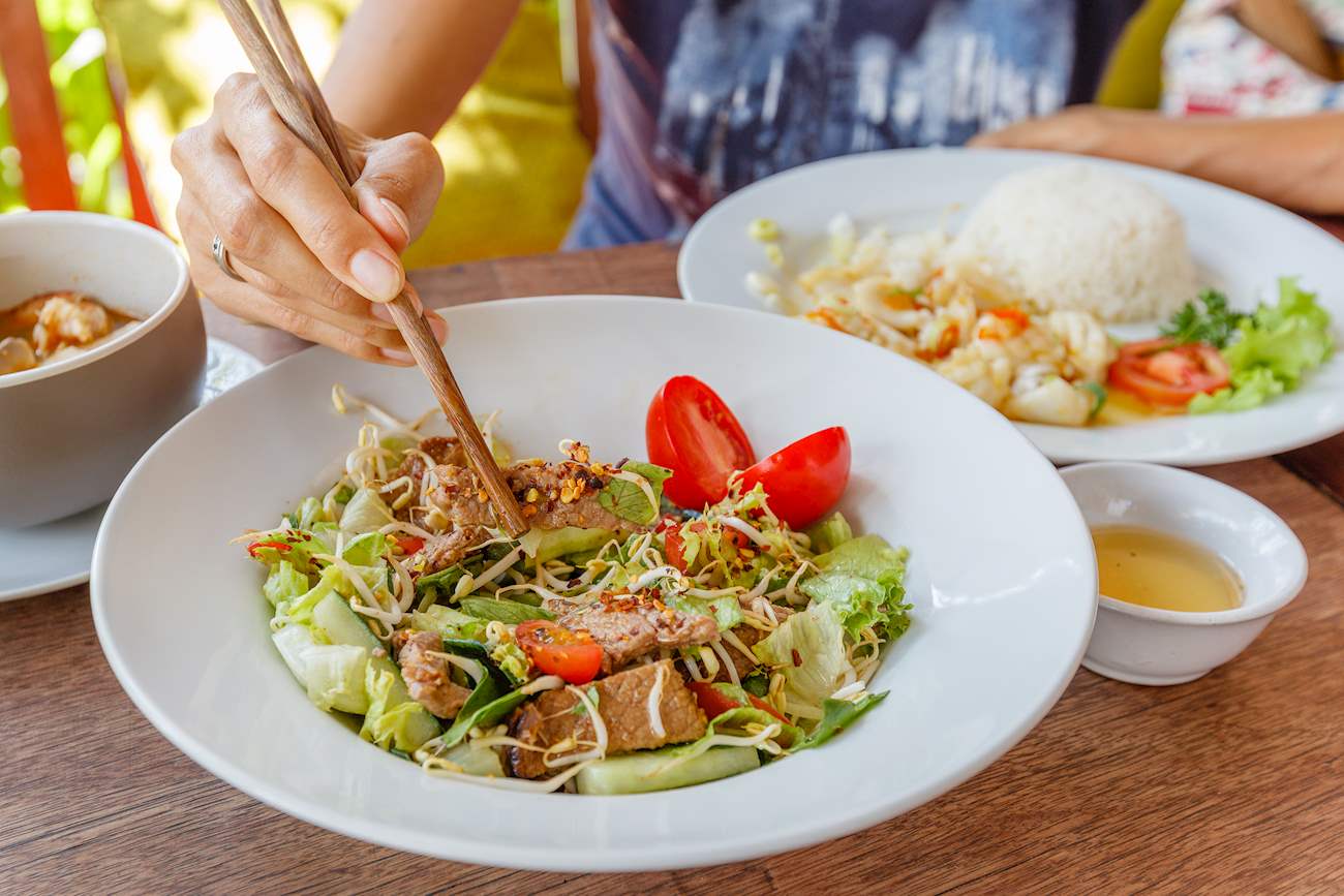 Yam Nuea Yang | Traditional Salad From Thailand, Southeast Asia