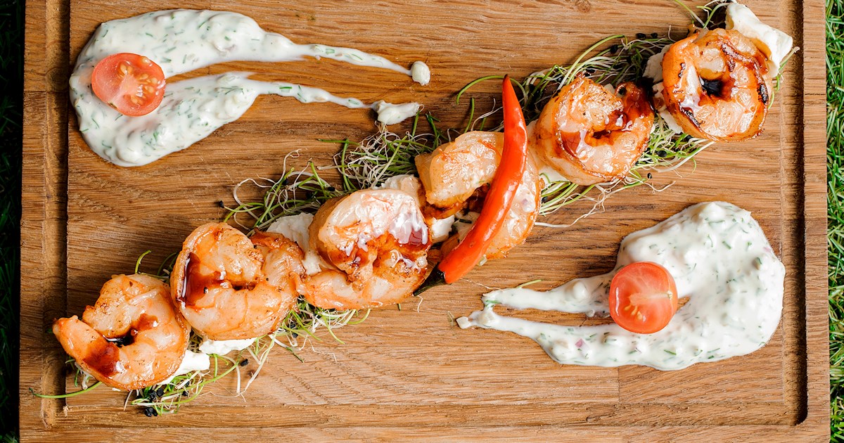 Shrimp Canapés | Traditional Appetizer From France, Western Europe