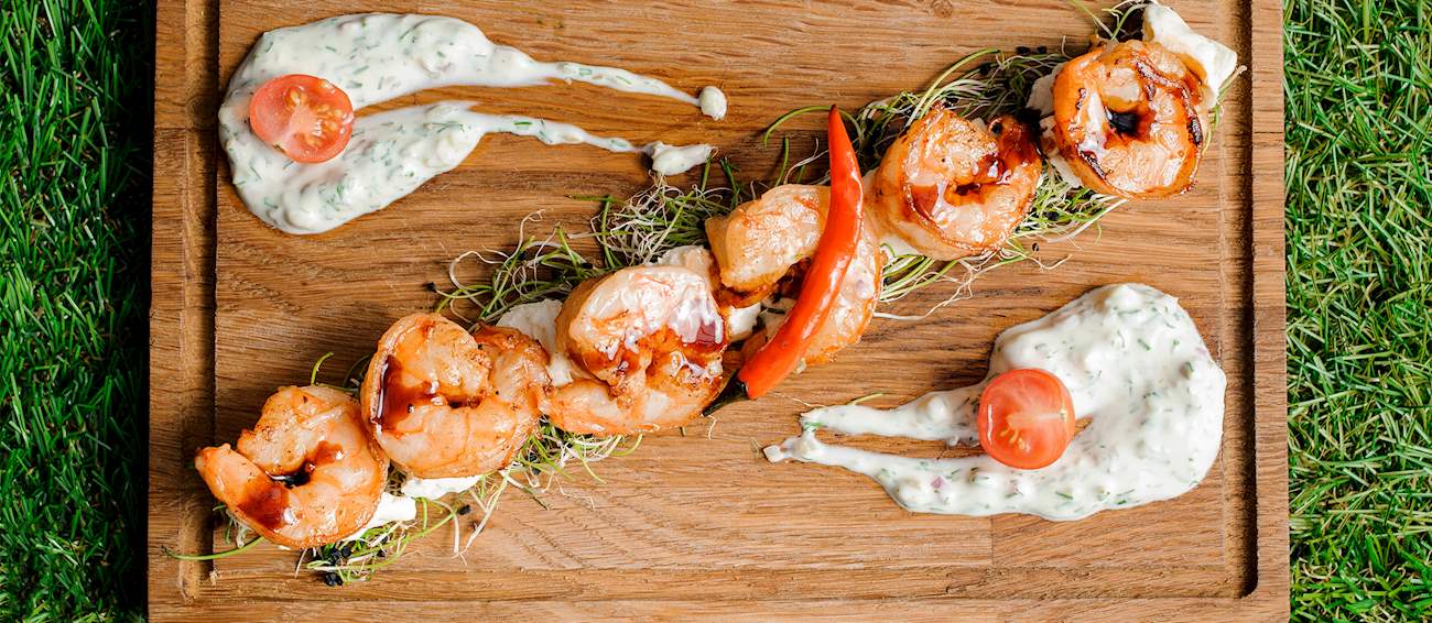 Shrimp Canapés | Traditional Appetizer From France, Western Europe
