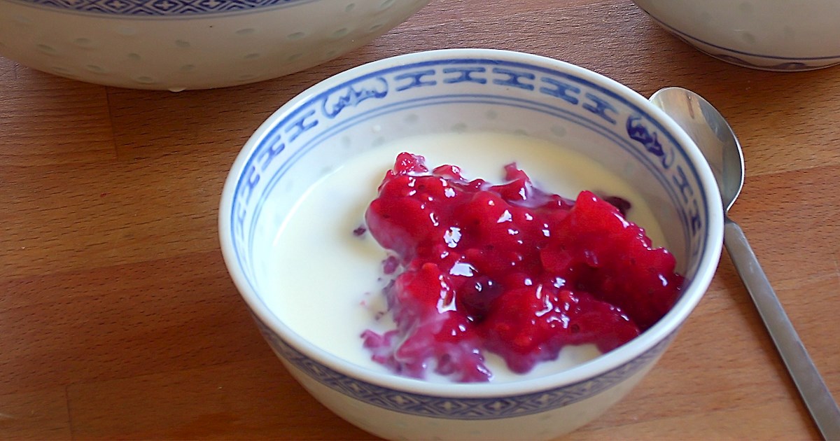 Rote Grütze | Traditional Dessert From Germany, Central Europe