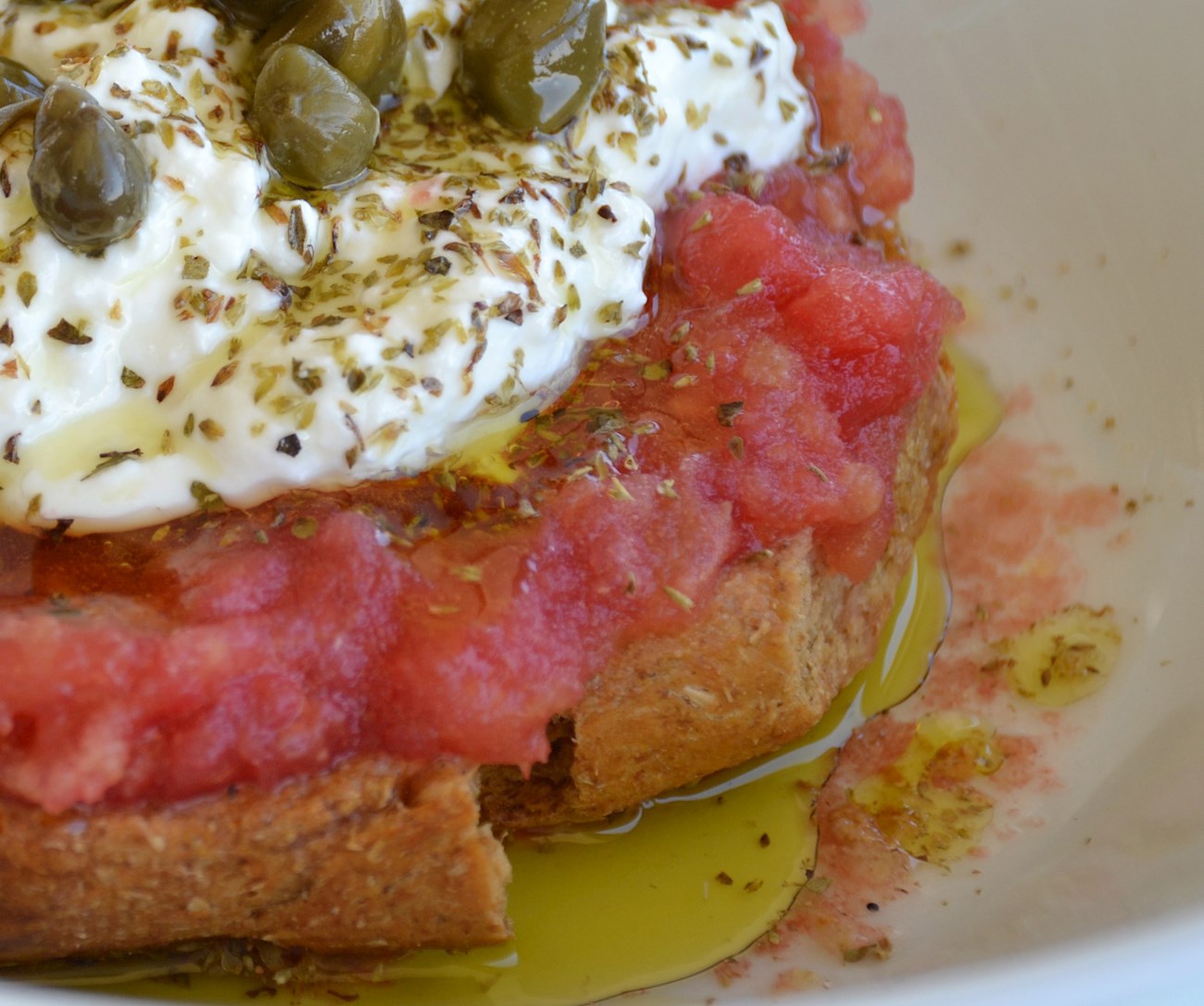 Dakos | Traditional Appetizer From Crete, Greece