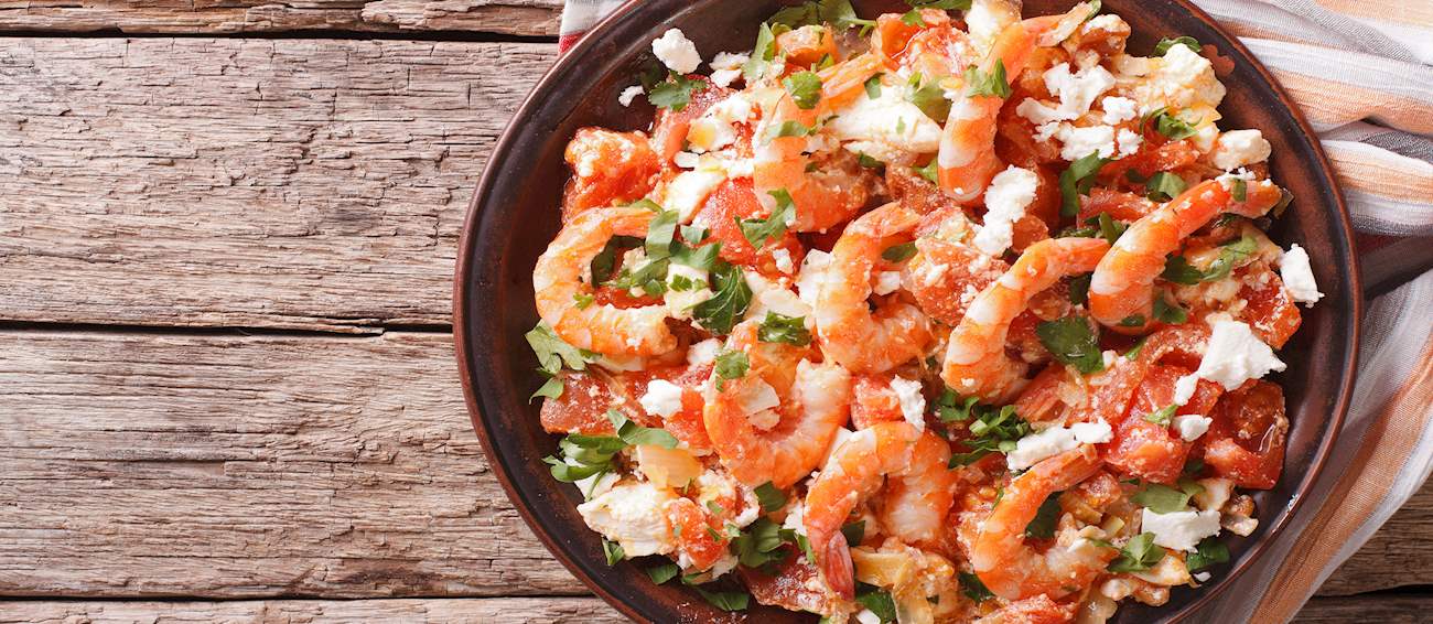 Garides Saganaki | Traditional Shrimp/Prawn Dish From Greece ...