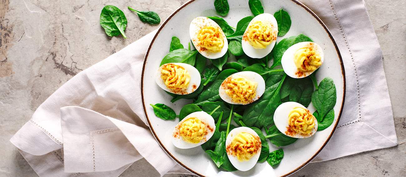 Deviled Eggs | Traditional Egg Dish From Rome, Italy