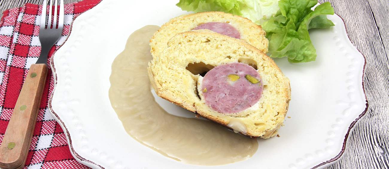 Saucisson Brioche | Traditional Bread From Lyon, France