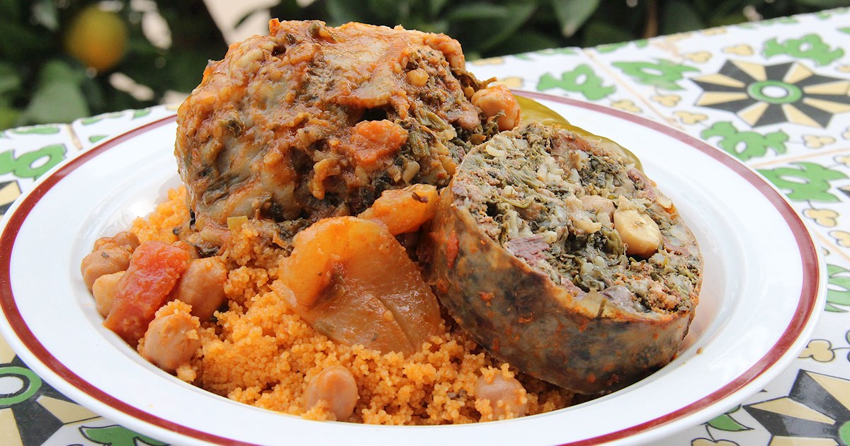 Osban | Traditional Cooked Sausage From Tunisia, Maghreb