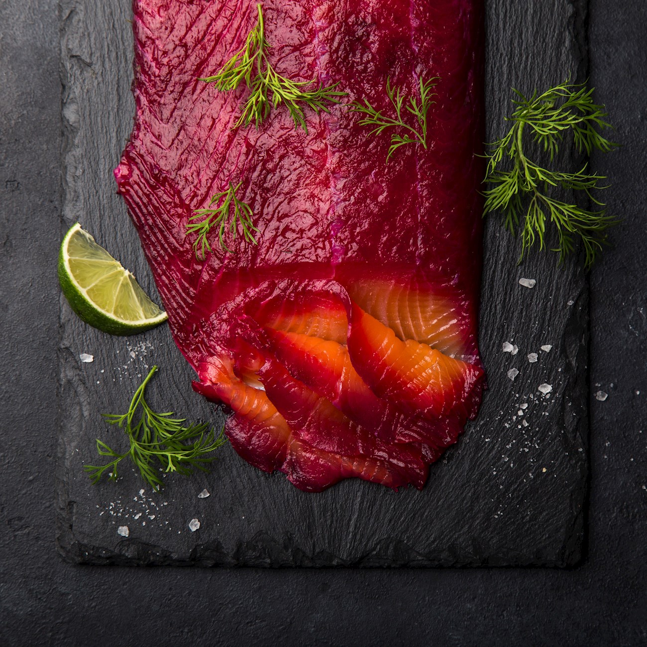 Rødbetgravet Laks | Traditional Appetizer From Norway, Northern Europe
