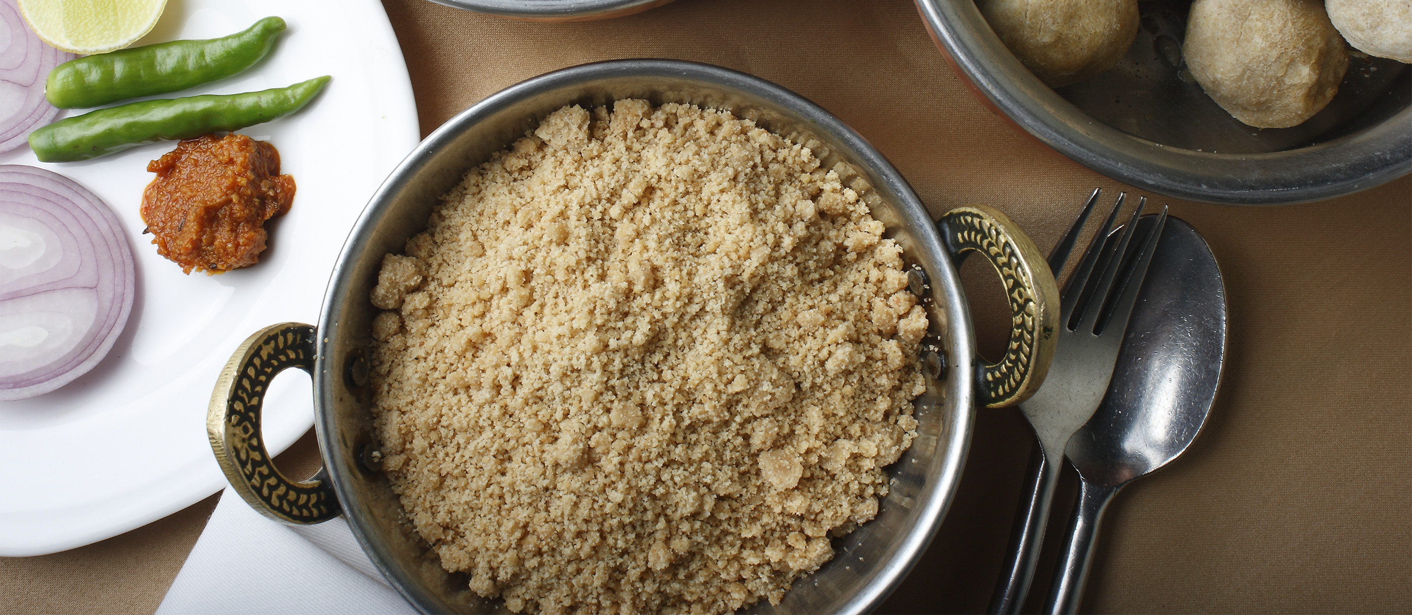 Churma Traditional Side Dish From Rajasthan India Churma Traditional Side Dish From Rajasthan India