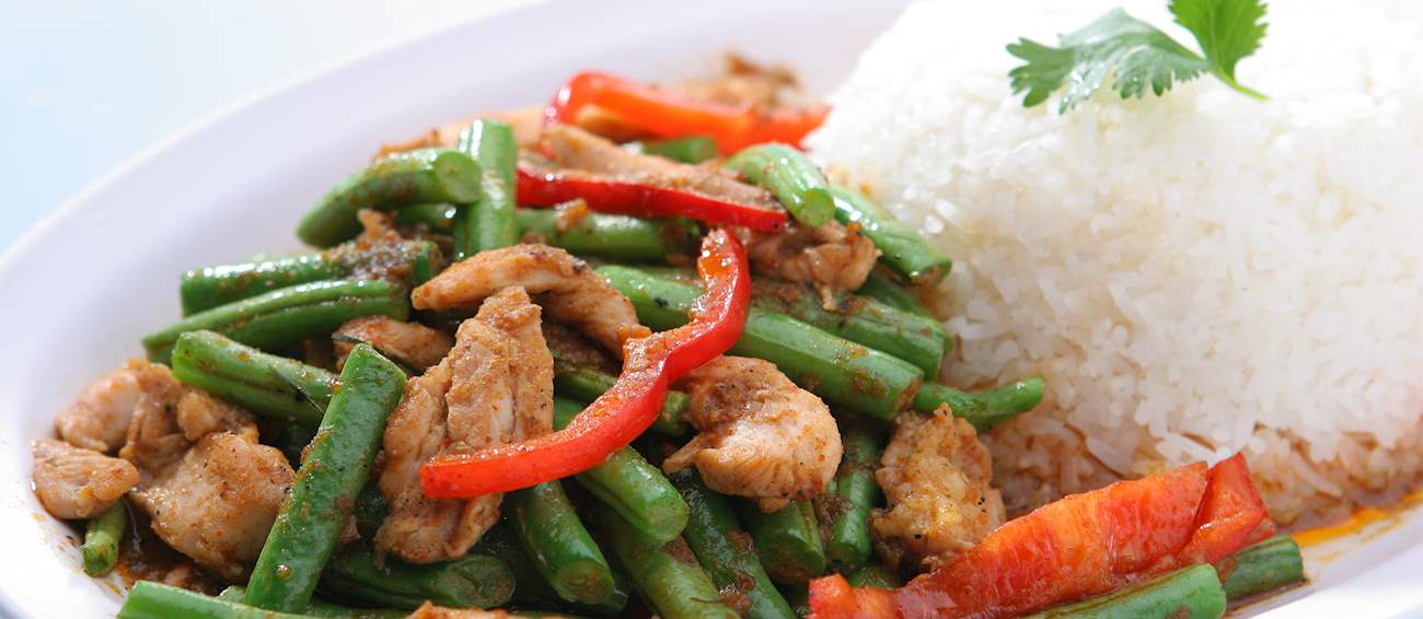 Phat Phrik | Traditional Meat Dish From Thailand, Southeast Asia