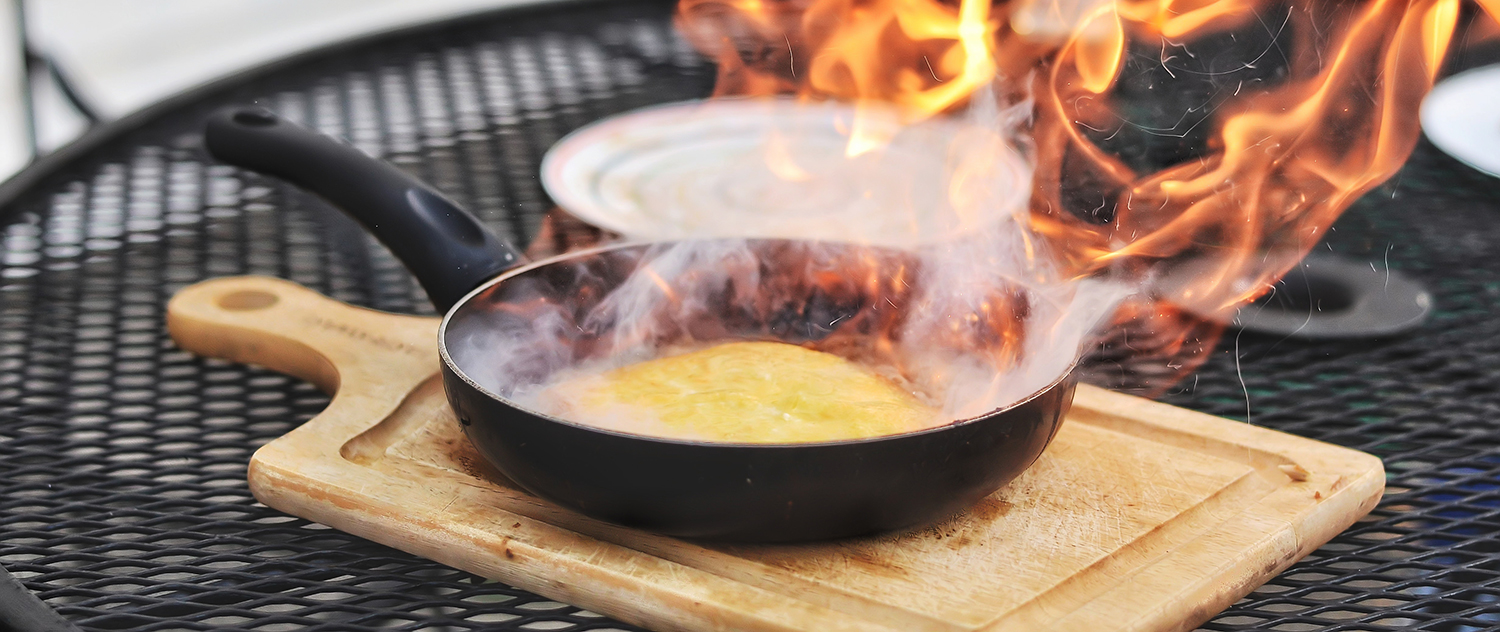 Flaming Saganaki | Traditional Appetizer From Chicago, United States of ...