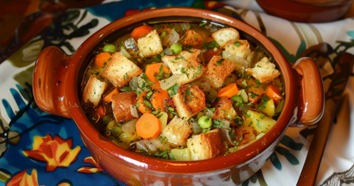 Sopa de Pan Chiapaneca | Traditional Bread Soup From Chiapas, Mexico