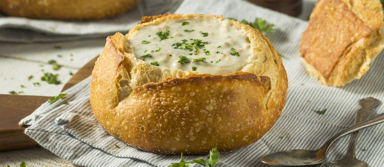Californian Clam Chowder | Traditional Seafood Soup From San Francisco ...