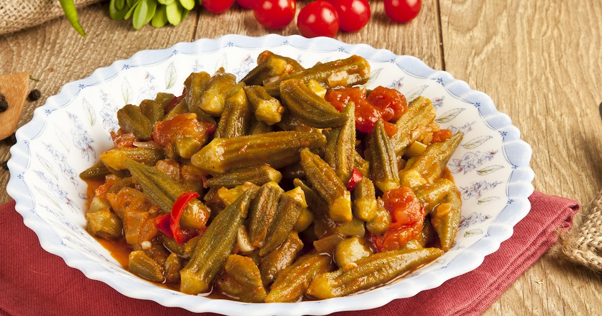 Bamies | Traditional Vegetable Dish From Greece, Southeastern Europe
