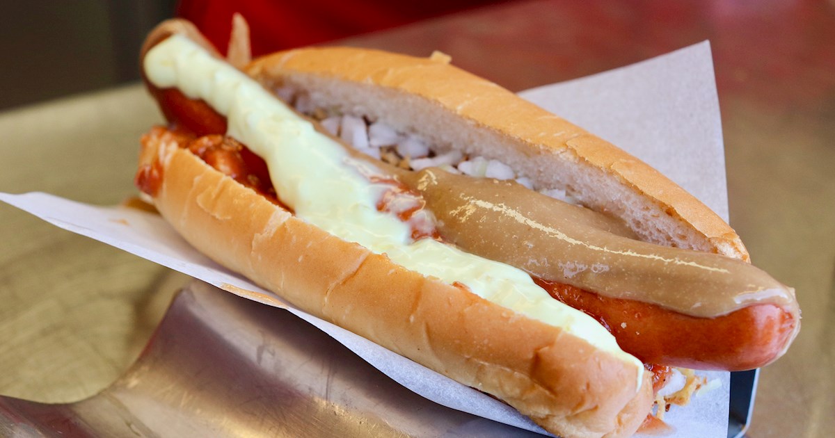 Pylsur | Traditional Cooked Sausage From Iceland, Northern Europe