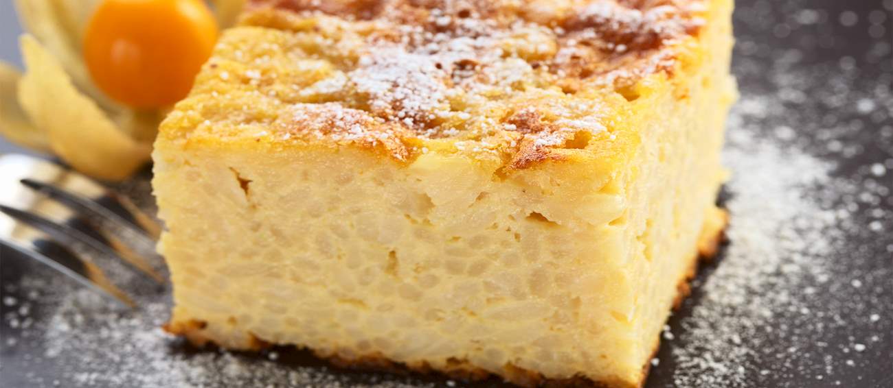 Rýžový Nákyp | Traditional Rice Dish From Czech Republic, Central Europe