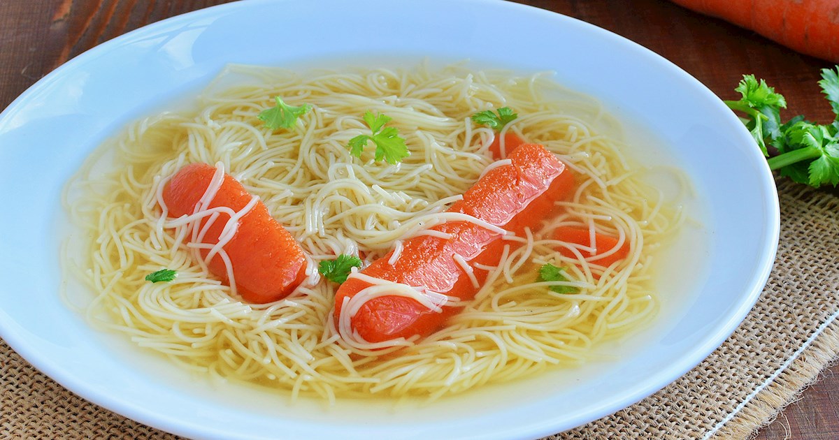 Rosół | Traditional Meat Soup From Poland, Central Europe