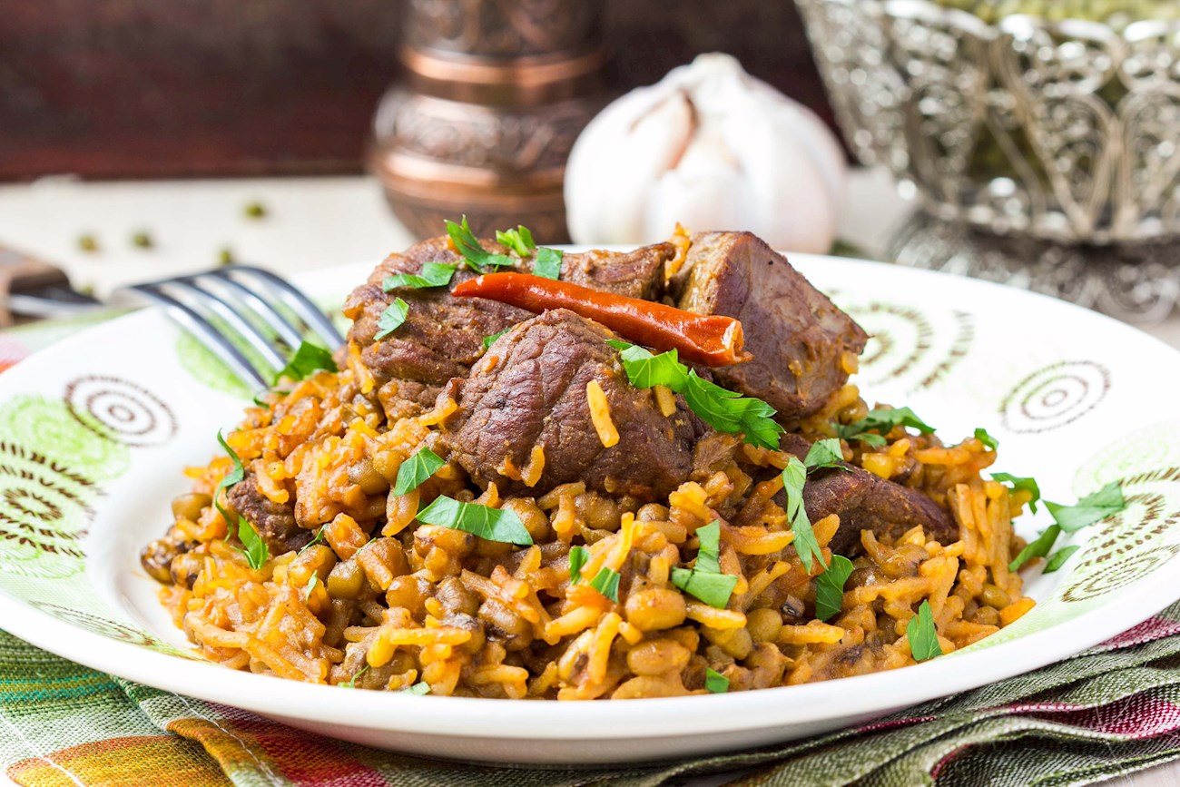 Kovurma Palov | Traditional Rice Dish From Uzbekistan