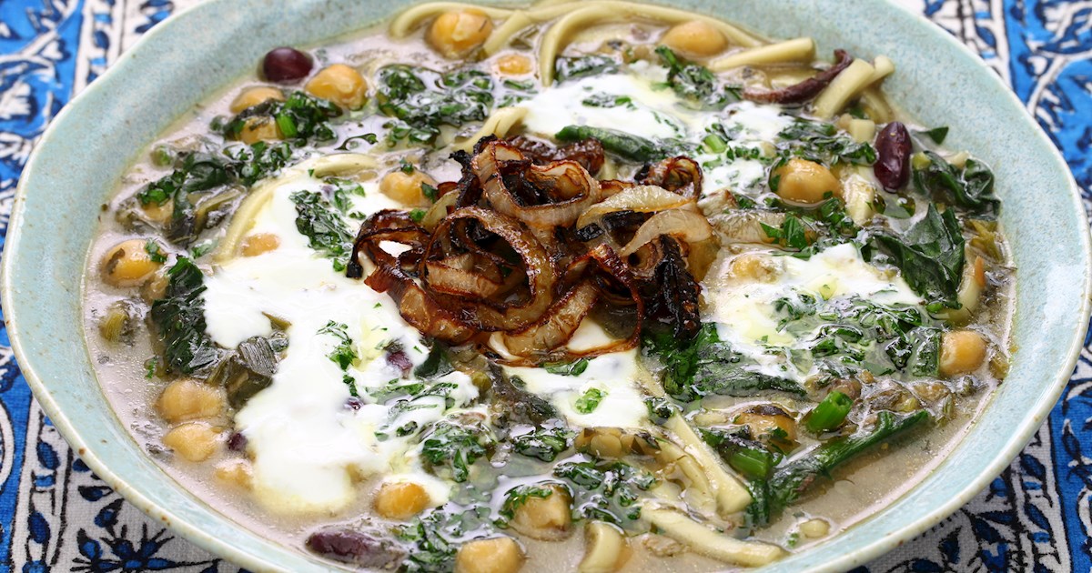 Ash Reshteh | Traditional Noodle Soup From Iran