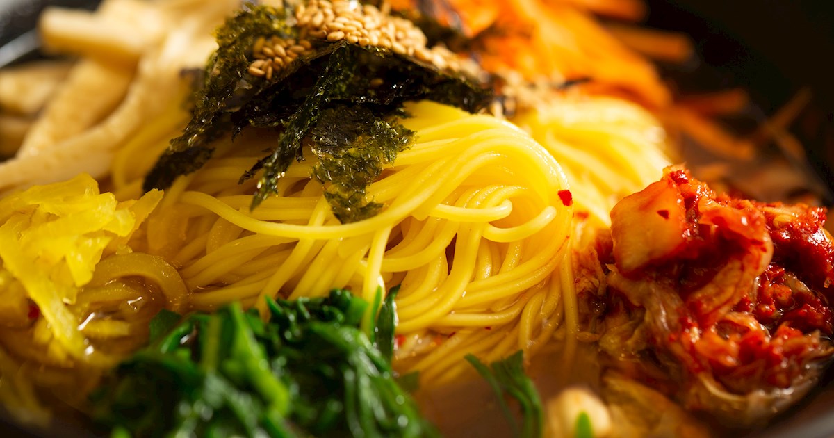 Kimchi-guksu | Traditional Noodle Soup From South Korea, East Asia