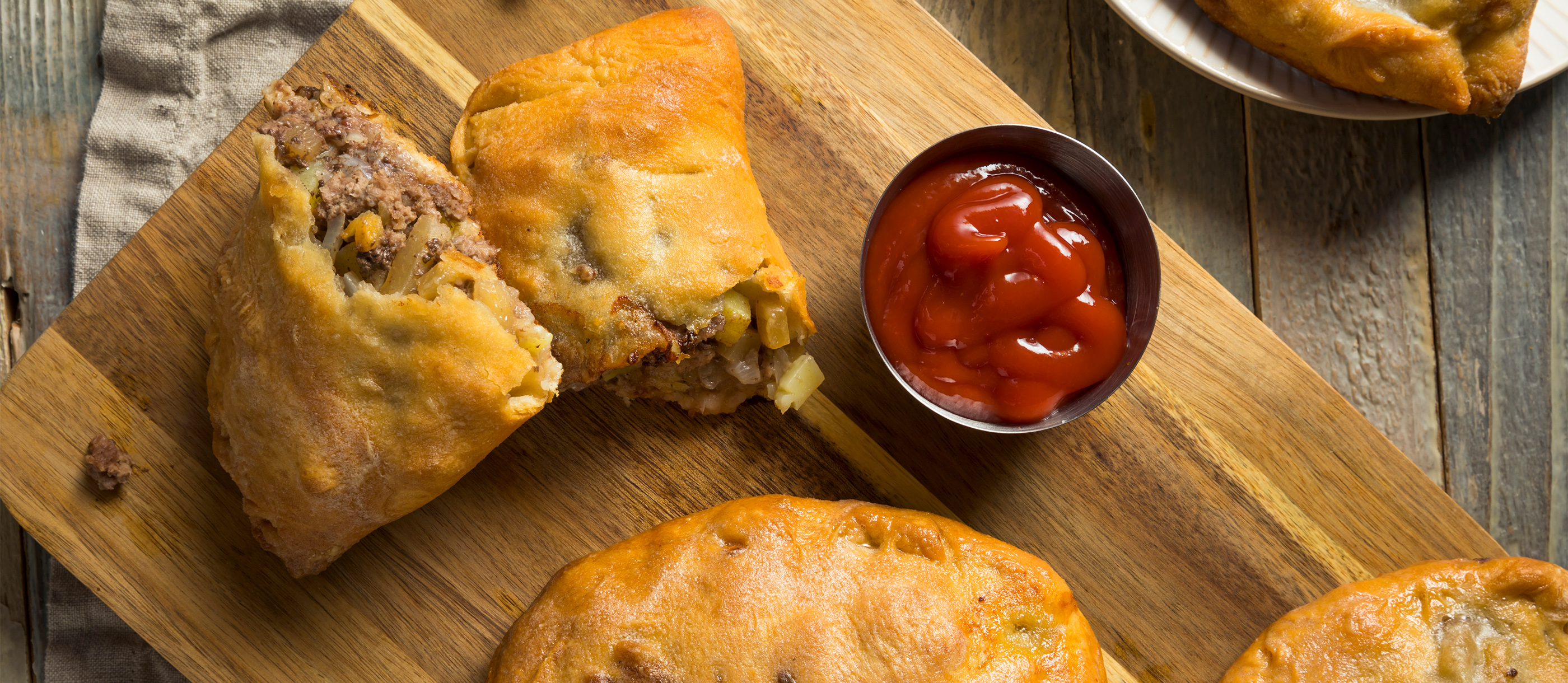 Michigan Pasty Traditional Savory Pie From Michigan United States Of America