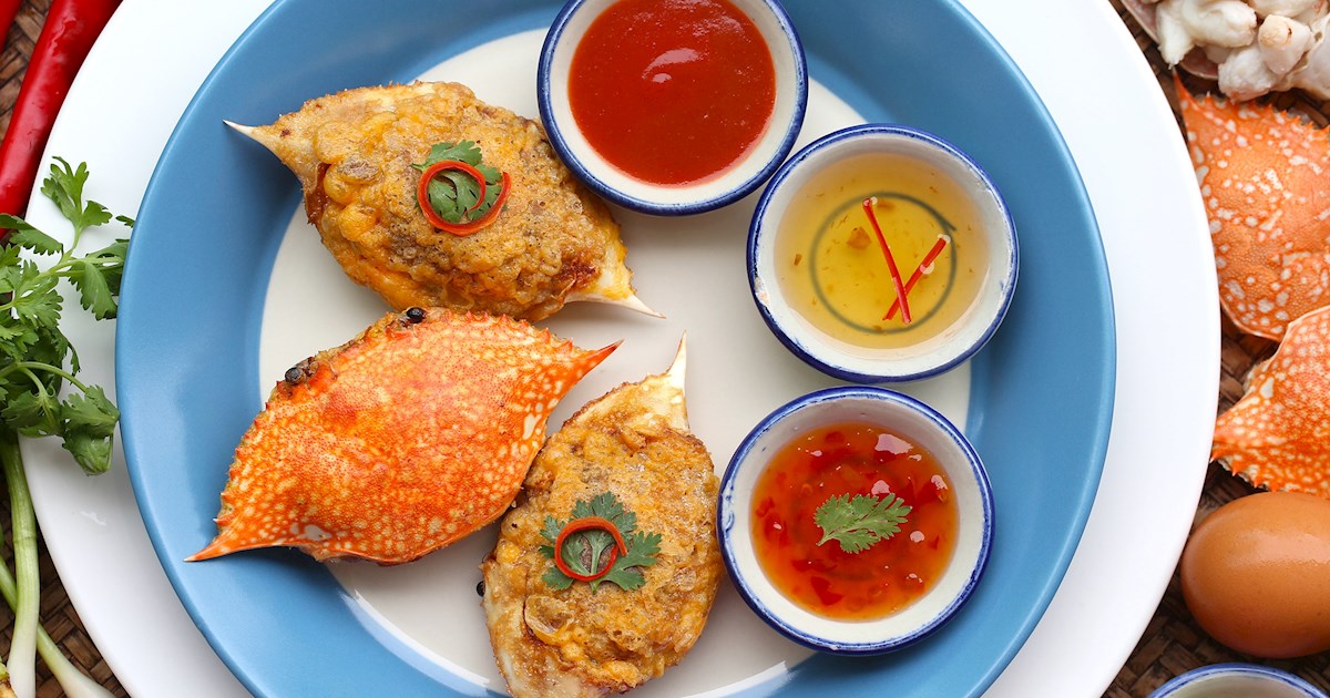 Poo Cha | Traditional Crab Dish From Thailand, Southeast Asia