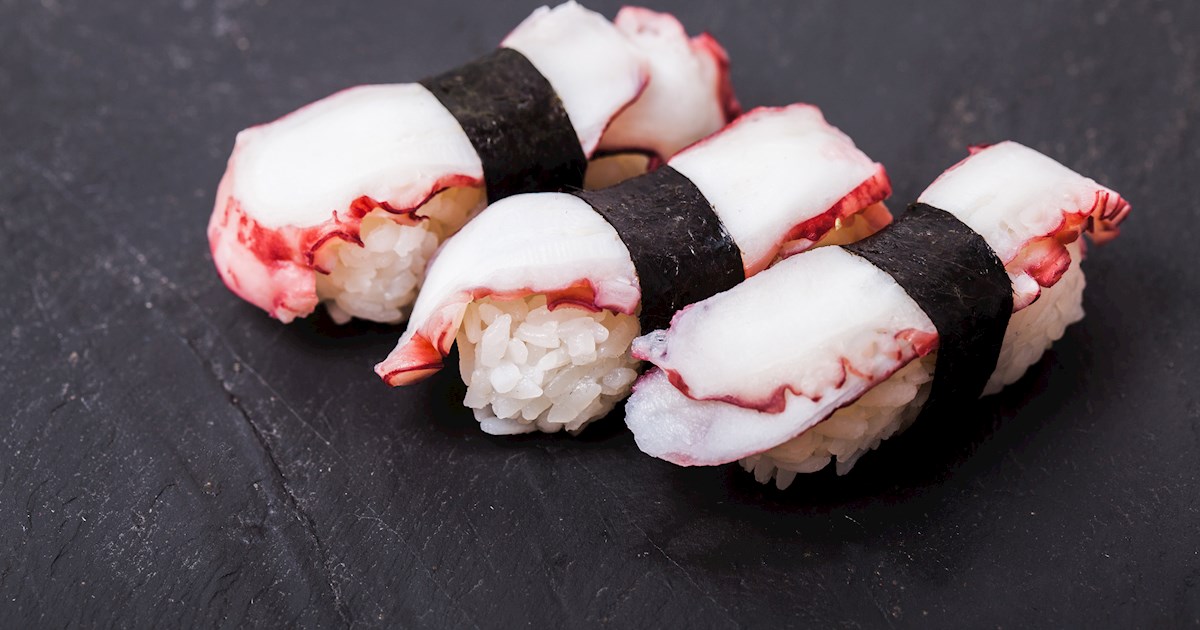 Tako Nigiri Sushi | Traditional Rice Dish From Japan