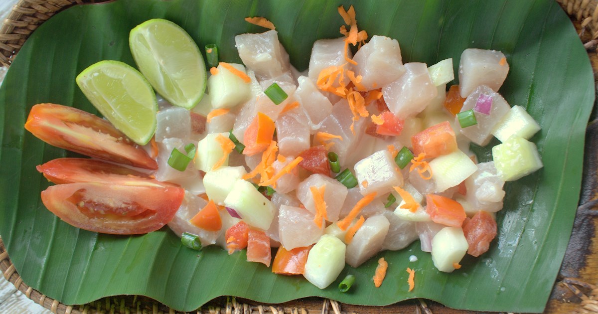 Poisson Cru | Traditional Saltwater Fish Dish From Tahiti, French Polynesia