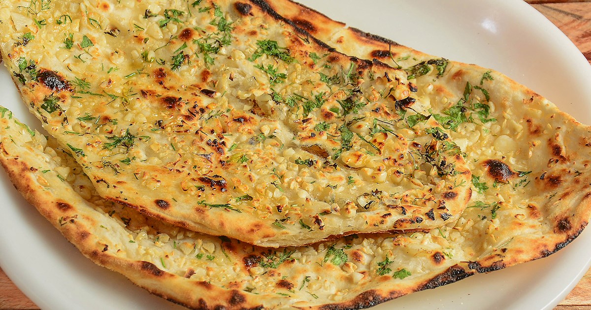 Butter Garlic Naan | Traditional Flatbread From India | TasteAtlas