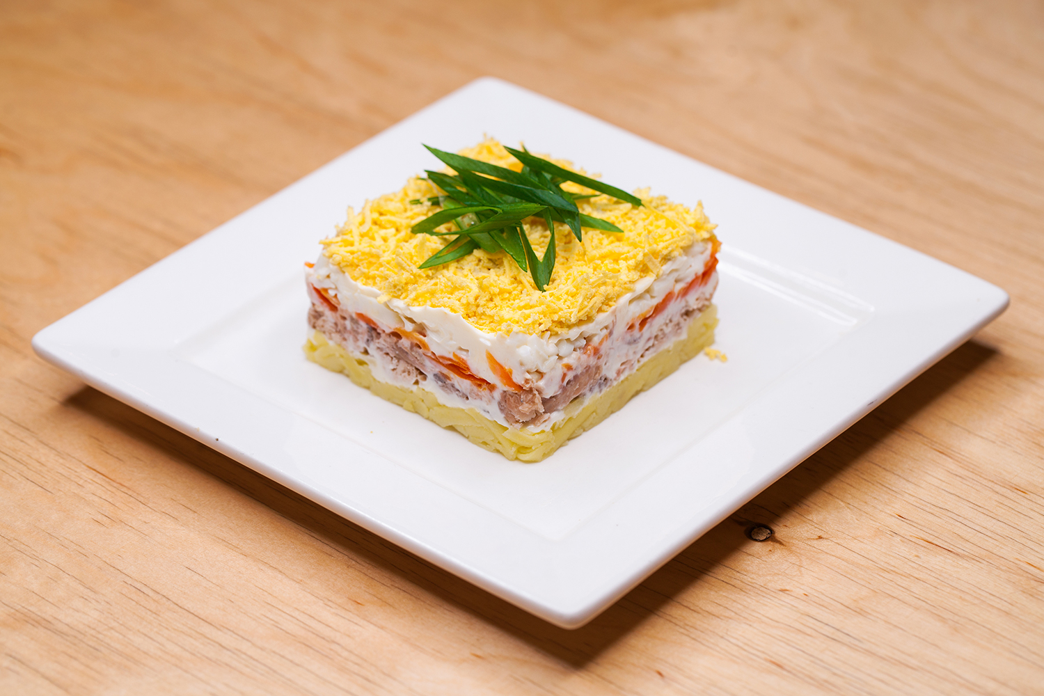 Mimoza Salad | Traditional Salad From Russia, Eastern Europe