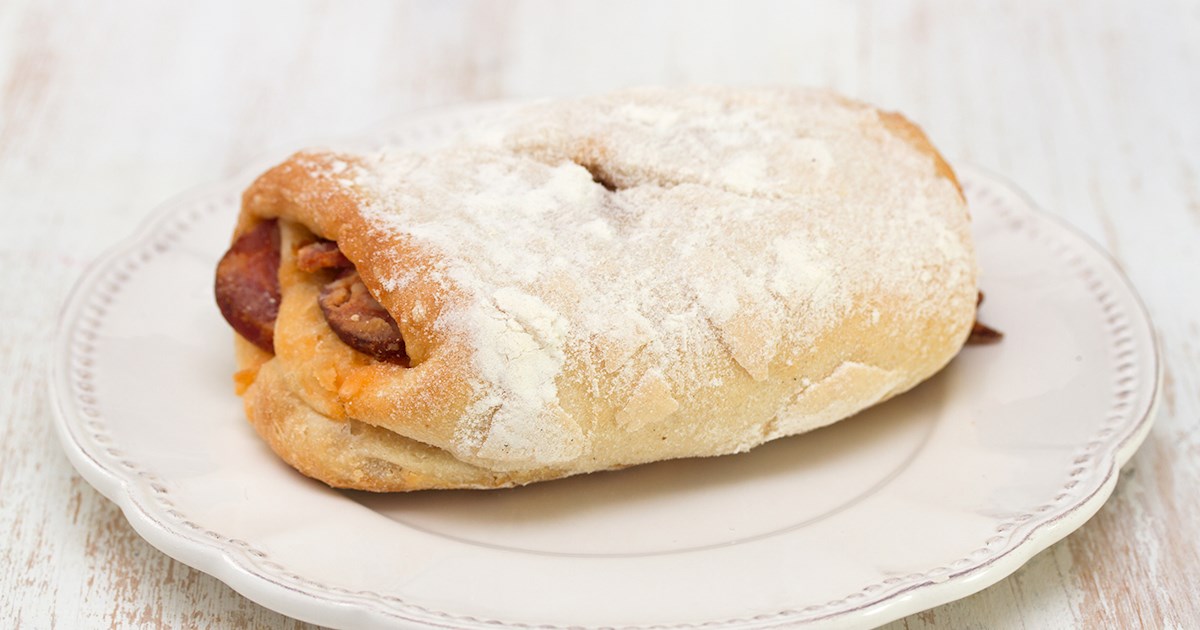 Pão Com Chouriço | Traditional Snack From Portugal, Western Europe