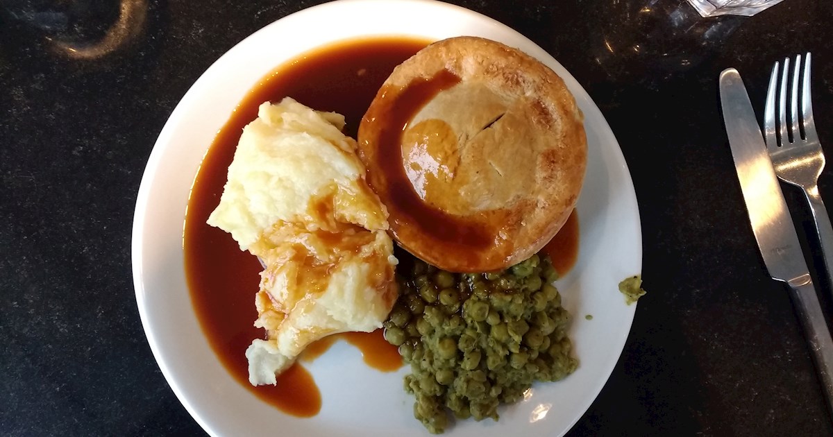 Pie And Mash | Traditional Savory Pie From London, United Kingdom
