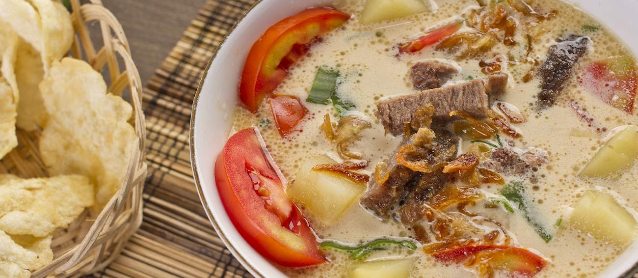 Soto Betawi | Traditional Meat Soup From Jakarta, Indonesia