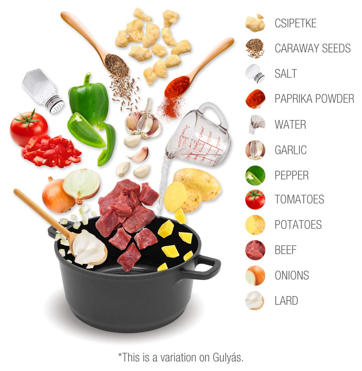 Gulyás | Traditional Meat Soup From Hungary, Central Europe