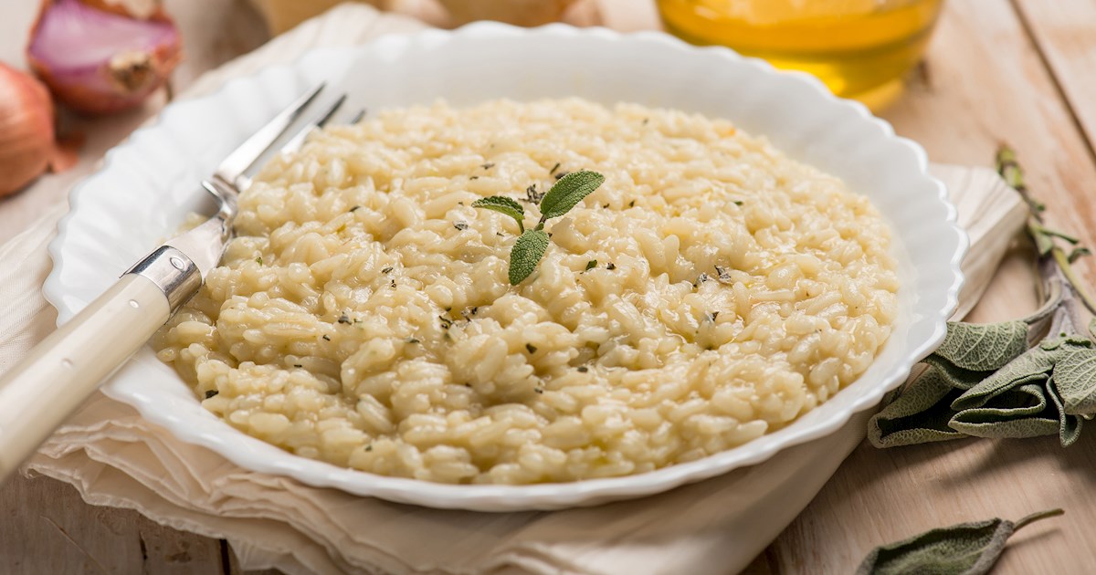 Riso e Salvia | Traditional Rice Dish From Lombardy, Italy