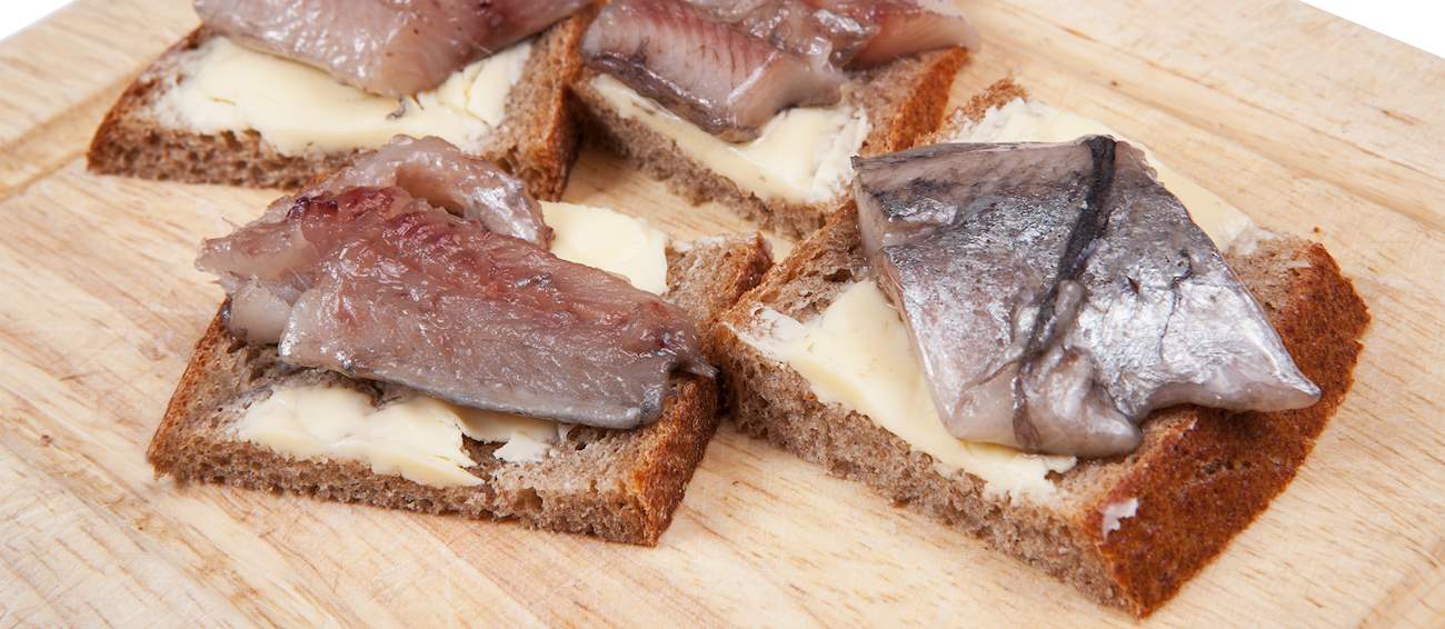 Anchovy Canapés | Traditional Appetizer From France, Western Europe