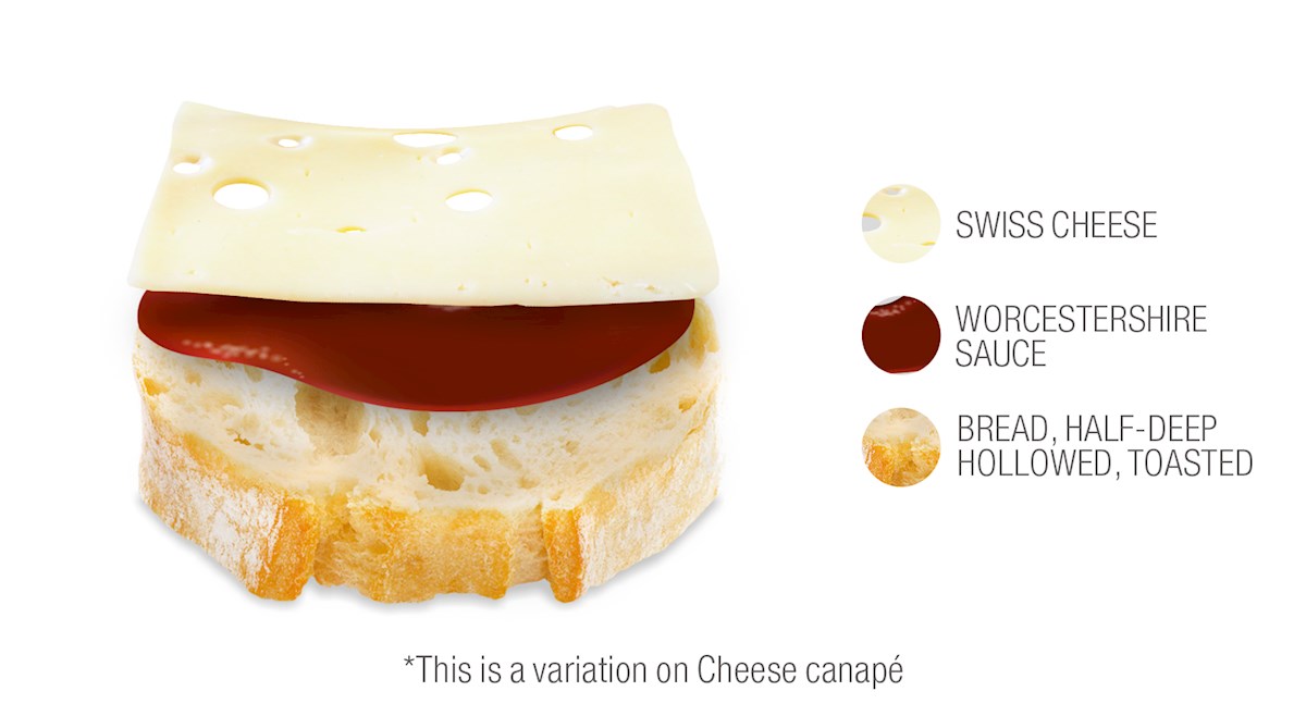 Cheese Canapés | Traditional Appetizer From France, Western Europe